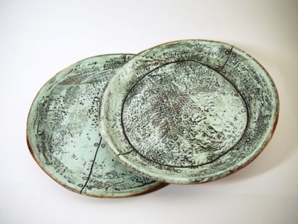 turquoise-plate – Suzette Knight Ceramics – Handmade Contemporary Ceramics